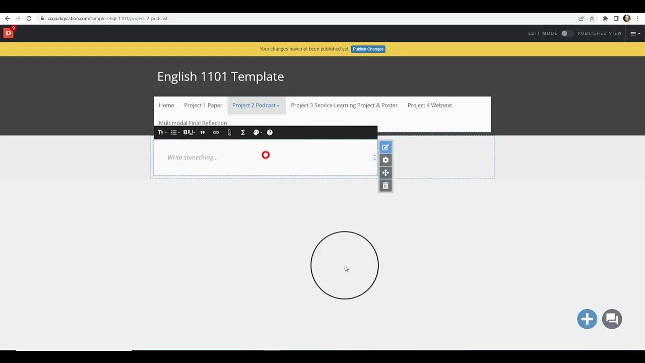 Setting up Project 2 Podcast Page in Digication - YouTube