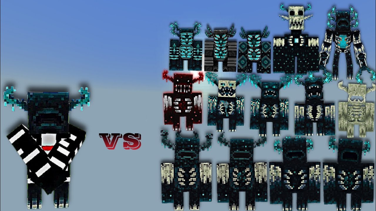 Drip Warden (Weird Wardens) vs Warden Plus | Minecraft Bedrock | Mob ...