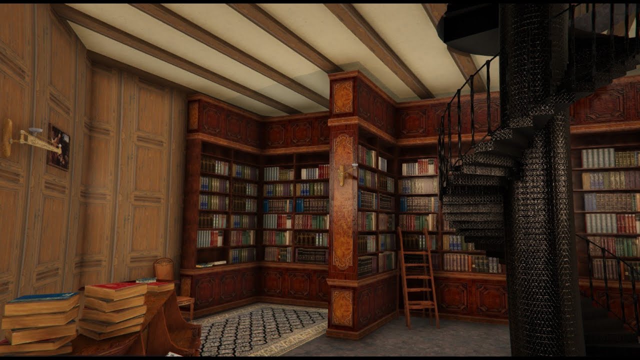 GTA V MLO The Library (LibertyCityZZ) - YouTube