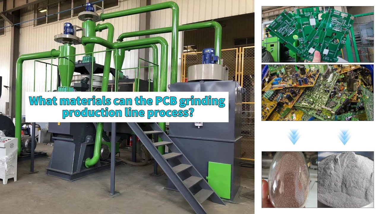 What Materials Can the PCB Grinding Production Line Process? - YouTube