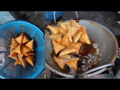 Road Side Samosa Making process||Street foods lover||2025 - YouTube