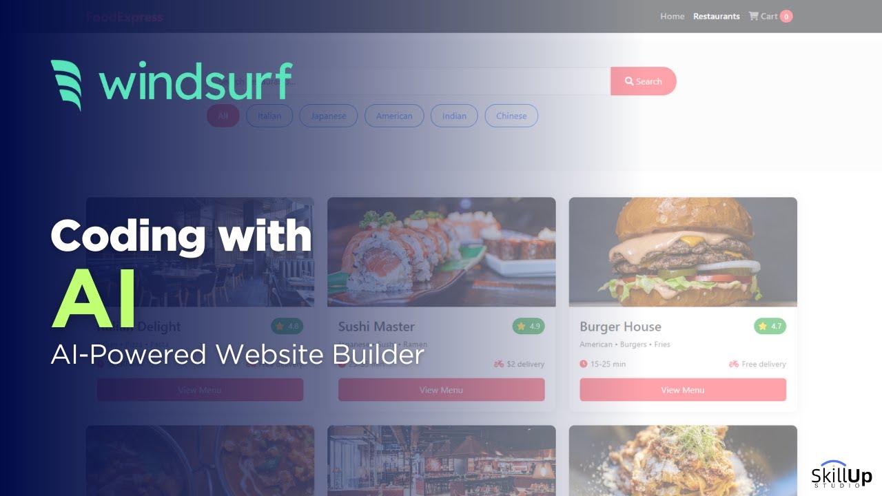 🔥 AI Builds a Website in Seconds! 🤯 Windsurf Coding IDE Full Tutorial ...