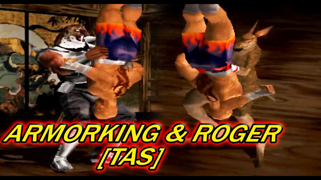 [TAS] Armorking \ Roger Gameplay - Tekken Tag Tournament (Requested ...
