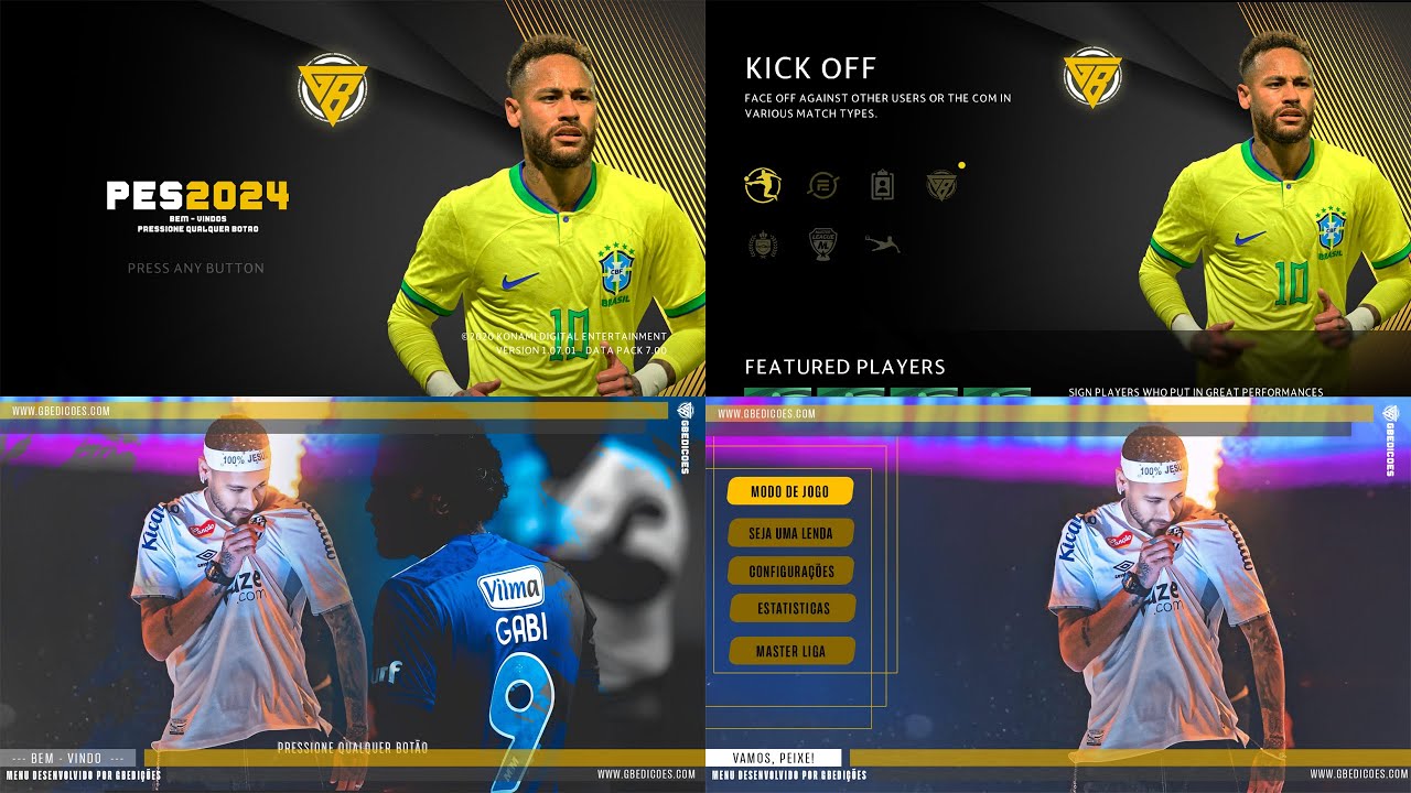 New Full Menu Style Icon GBEDICOES Free Version - PES 2021 & Football ...