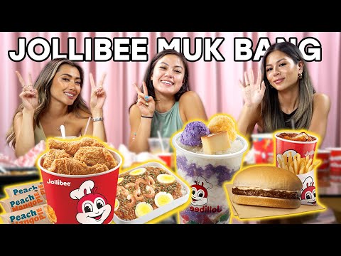 trying jollibee for the first time