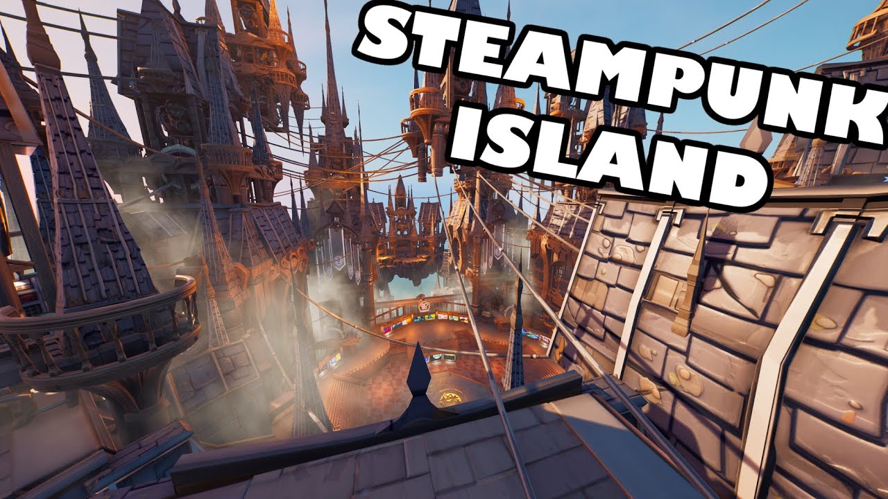 A FLOATING STEAMPUNK CASTLE! | New Creative Hub - YouTube