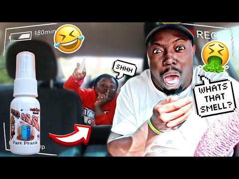 SECRETLY Spraying FART SPRAY In The Car To See How My Husband Reacts *HILARIOUS*