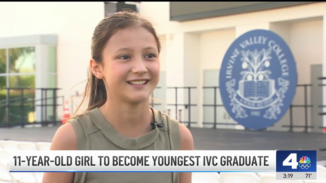 11-year-old girl to become youngest Irvine Valley College graduate ...