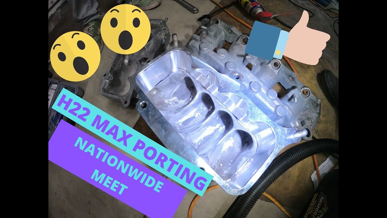 Intake Manifold H22 Porting at Brodie Hannell blog