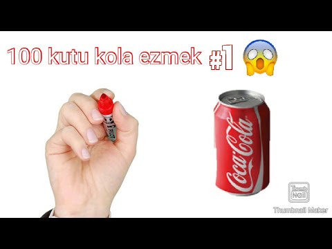 100 kutu kola ezmek. Bakın ne oldu🍺