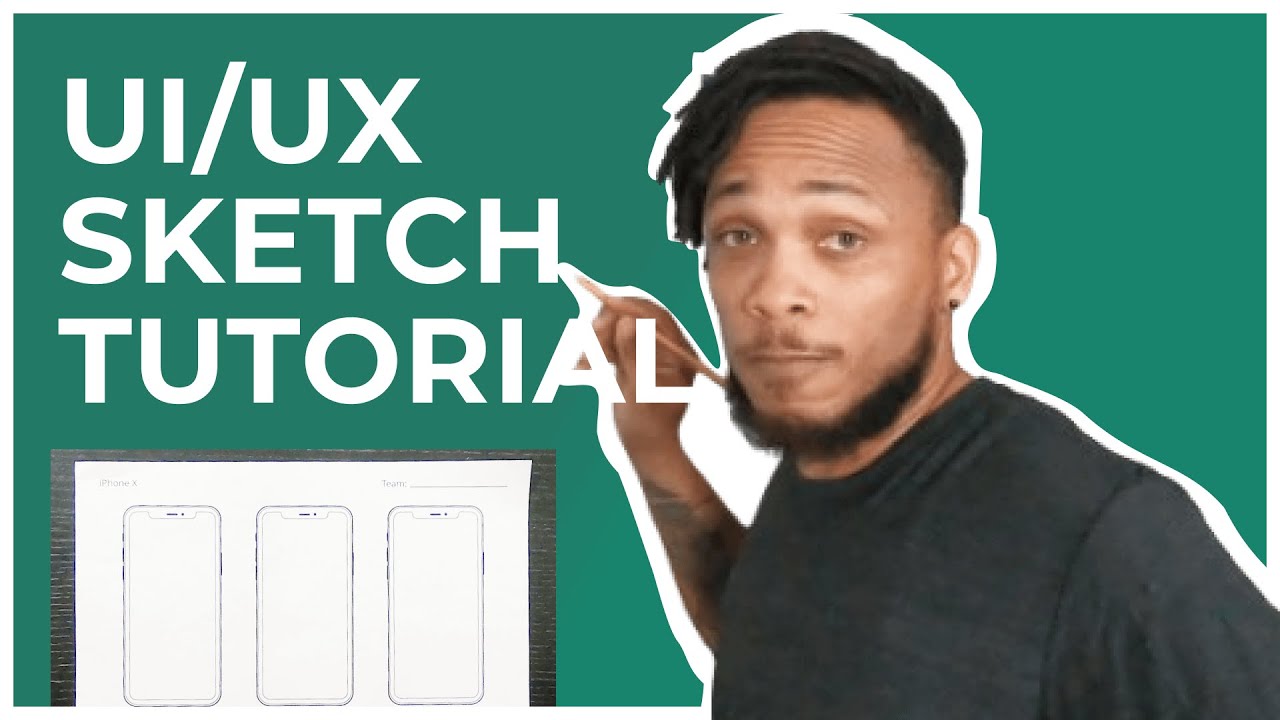 UI Sketching Tutorial On Paper & Adding Gamification - YouTube