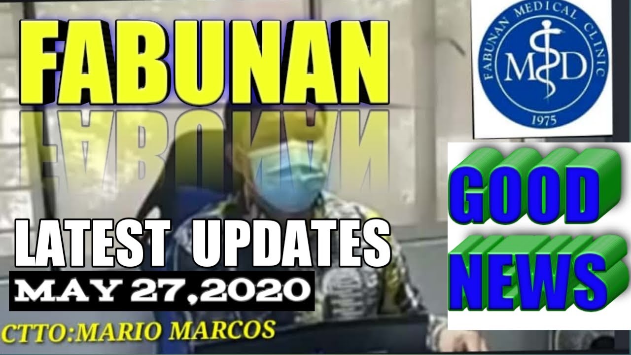 #FABUNAN ANTIVIRAL INJECTION# LATEST UPDATES#MAY 27,2020#CPR READY NA ...
