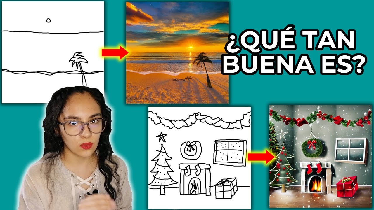 Tus DIBUJOS A IMAGEN usando inteligencia artificial | Scribble Diffusion - YouTube