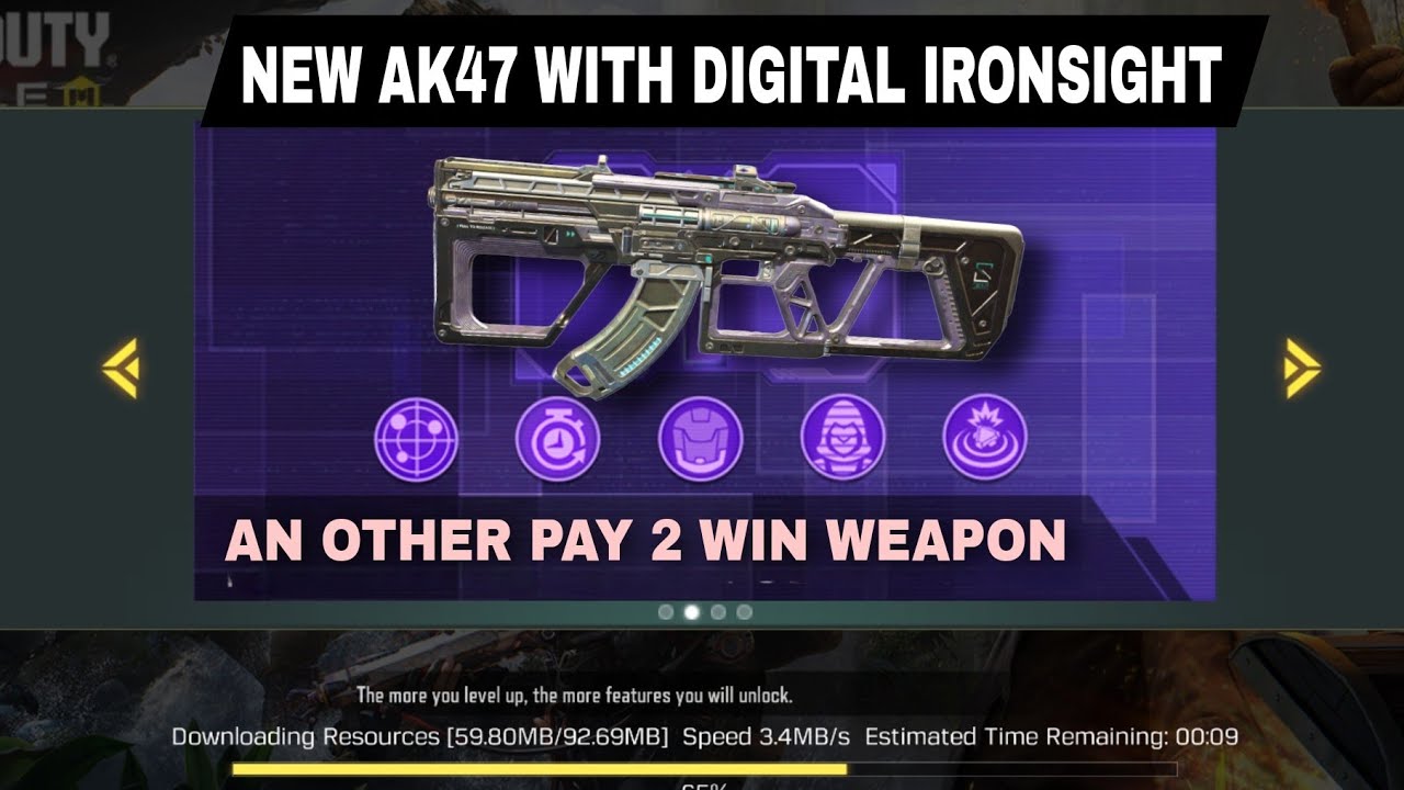 🤯 AN OTHER SEASON 5 PAY 2 WIN AK47 WITH DIGITAL IRONSIGHT | CODM ...