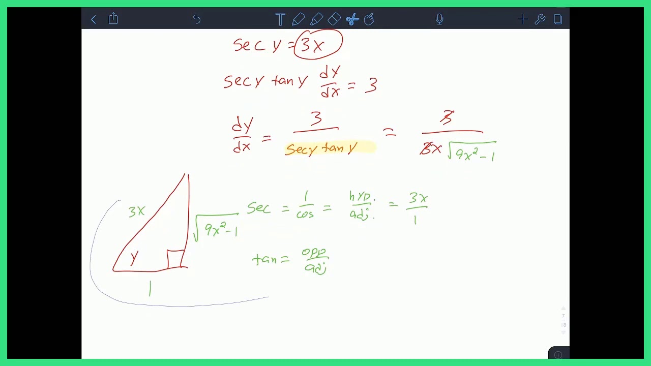 Deriving Inverse Trig Functions - YouTube