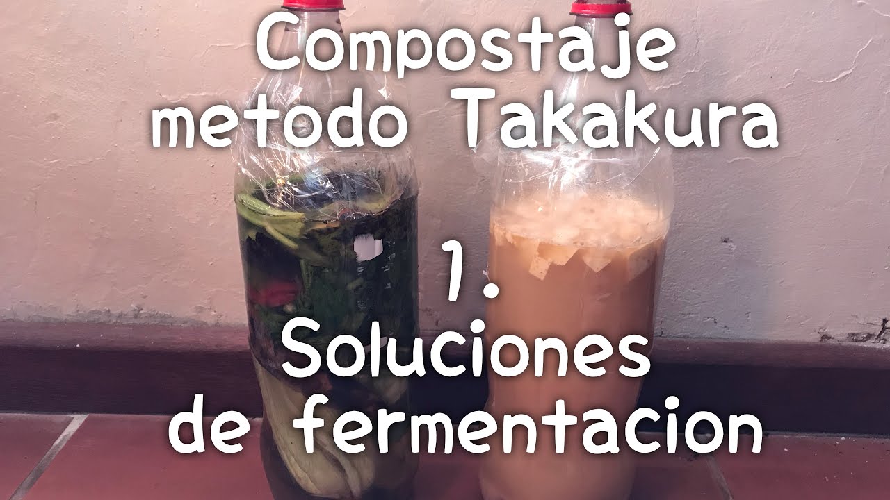 Compost Método Takakura 1 soluciones de fermentación - YouTube