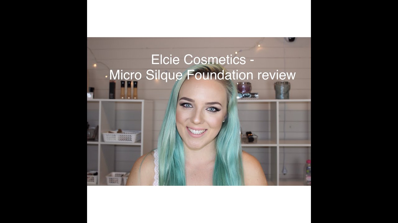 Review - Elcie Cosmetics Micro Silque Foundation - YouTube