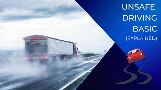 FMCSA BASICs Explained: Unsafe Driving | Doovi