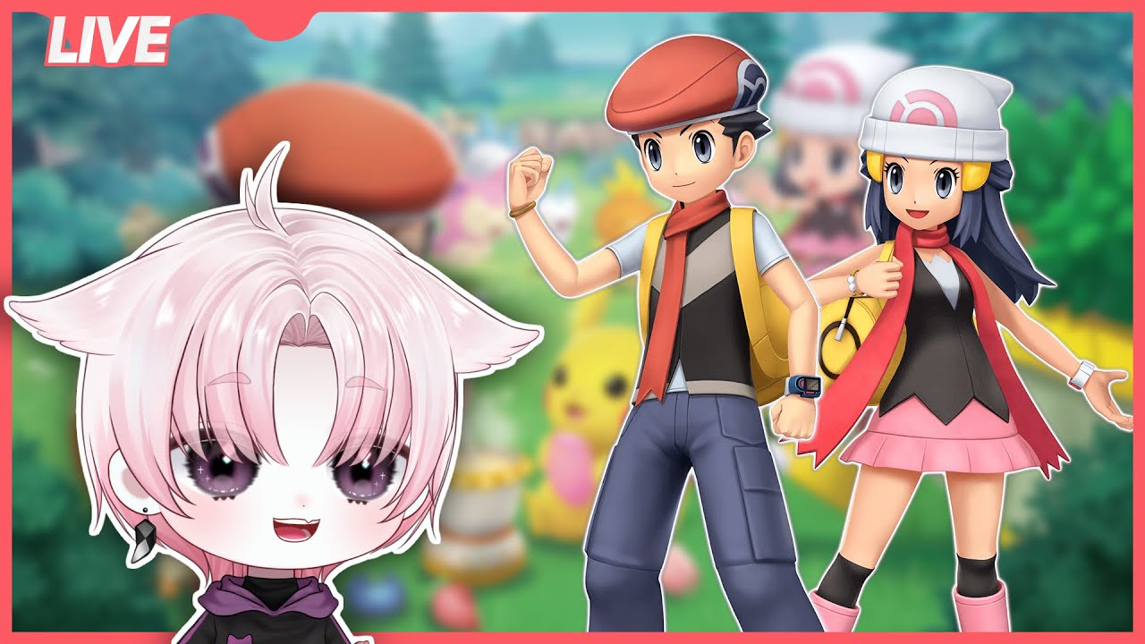 【Pokemon BDSP】Return of Brilliant Diamond! Taking that 7th badge! Part 5 Blind | Livestream ...