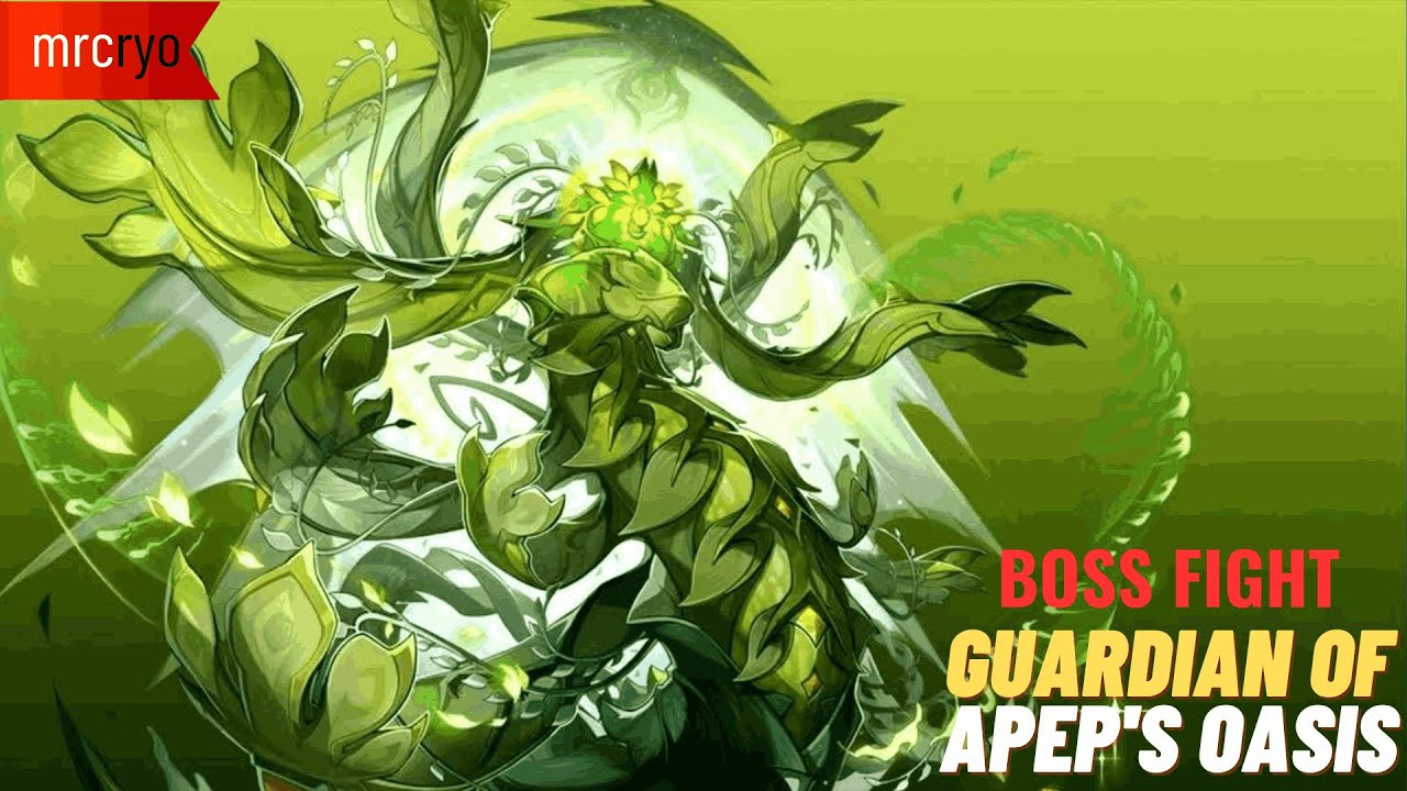 Genshin Impact - Guardian of Apep's Oasis Boss Fight (Guardian of Apep ...