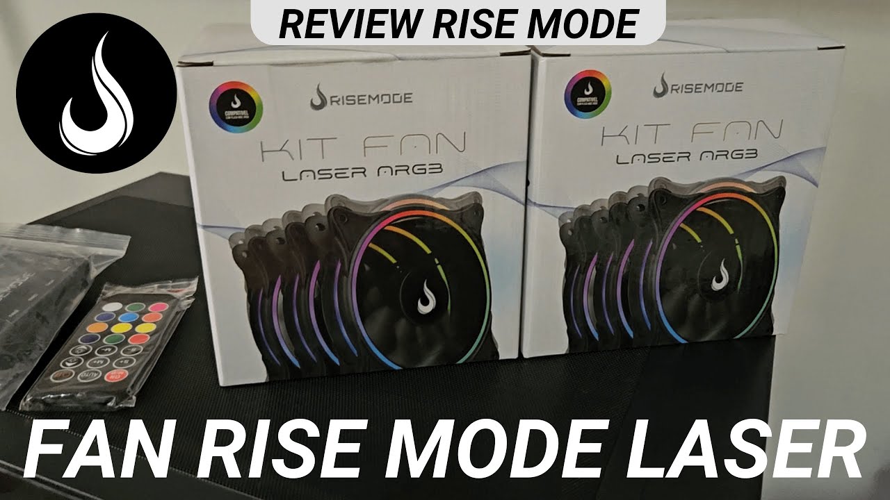 FAN RISE MODE LASER ARGB - REVIEW, UNBOXING e DEMONSTRAÇÃO - YouTube