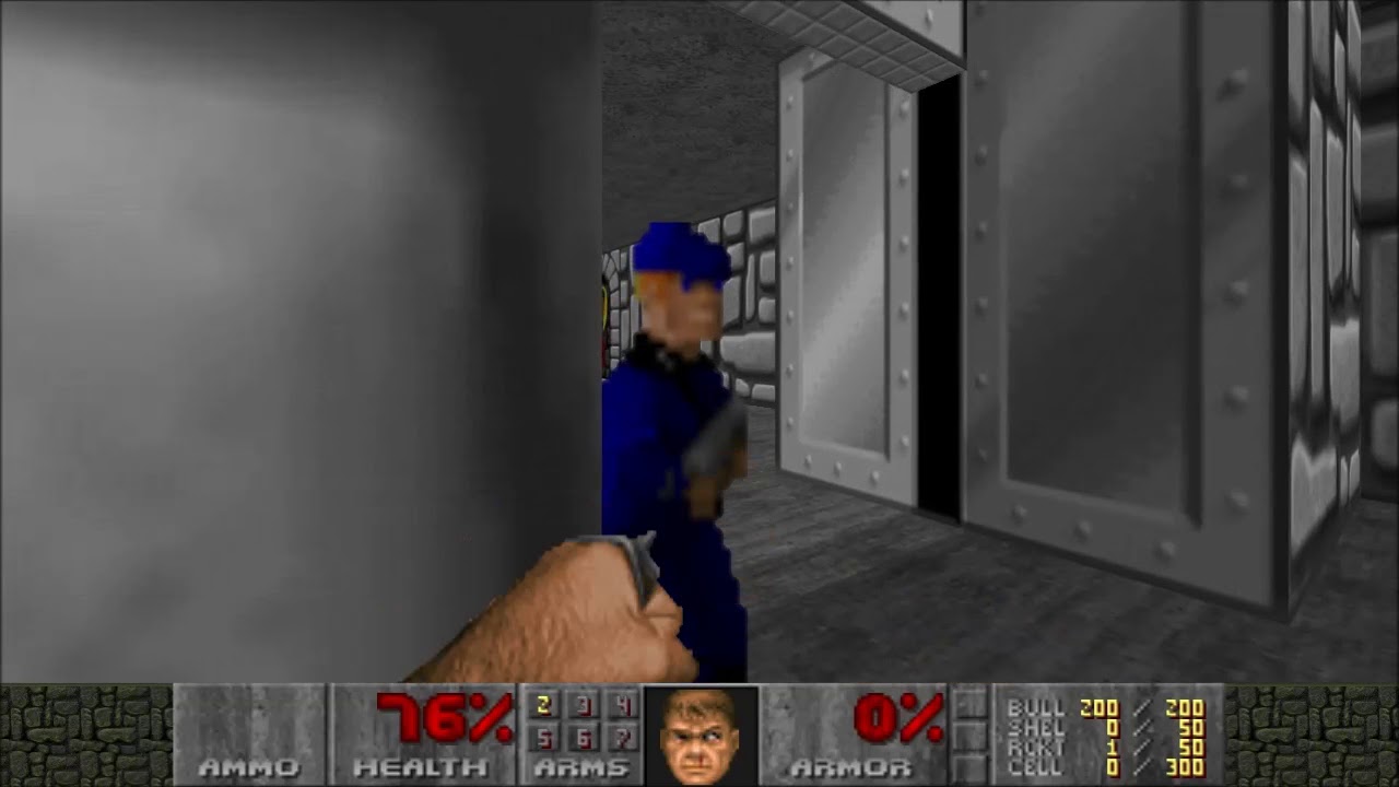 Doom II Challenge | Map31: Wolfenstein | Berserk Fist Only | No Health ...