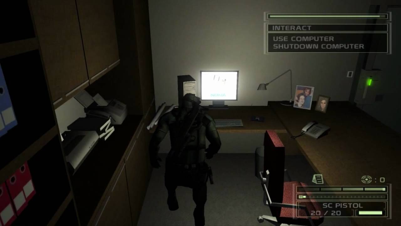 Let's Play Splinter Cell: Chaos Theory - P23 - Displace - YouTube