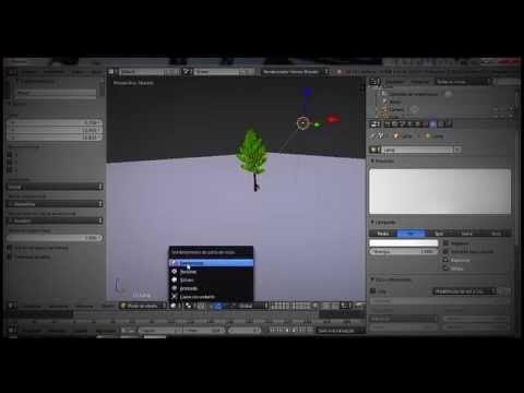 como fazer uma arvore no blender - YouTube