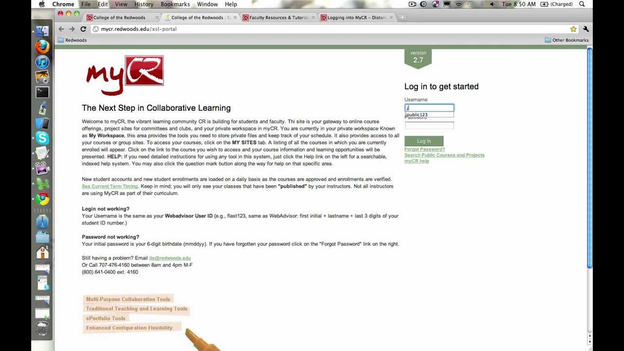 MyCR: Basics: Logging Into MyCR - YouTube