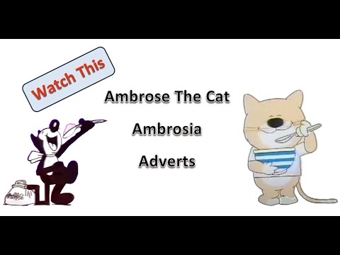 Ambrose The Cat Ambrosia Custard & Rice Pudding Adverts (1988-89) - YouTube