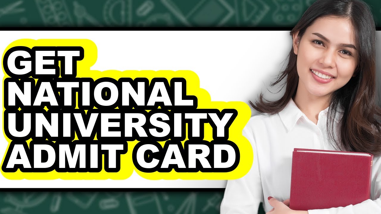 How to Get National University Admit Card (New 2025) - YouTube