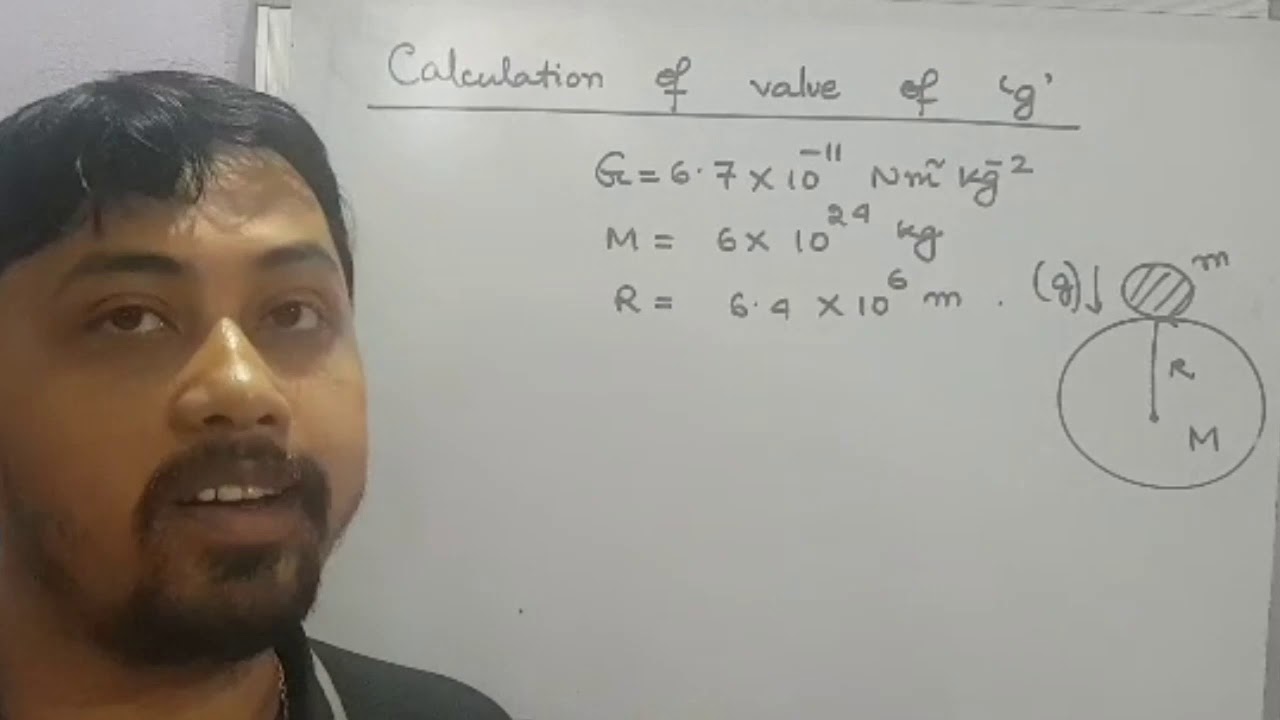 Calculation of value of 'g' - YouTube
