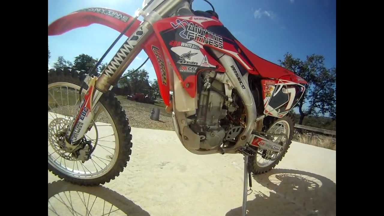 CRF 450 Honda - 58 HP Honda Full Cross MX Motocross 2006 - YouTube