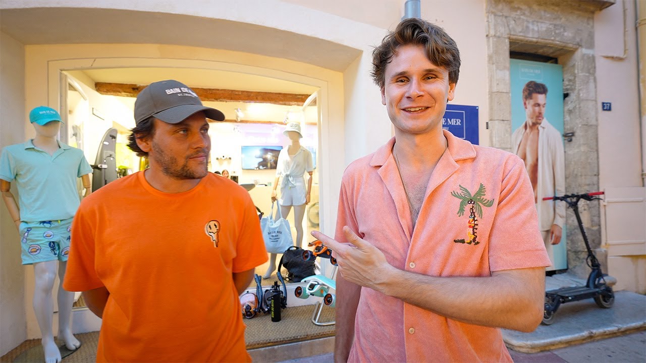 Bobby Misner goes on a SHOPPING SPREE at Bain De Mer | Saint Tropez ...