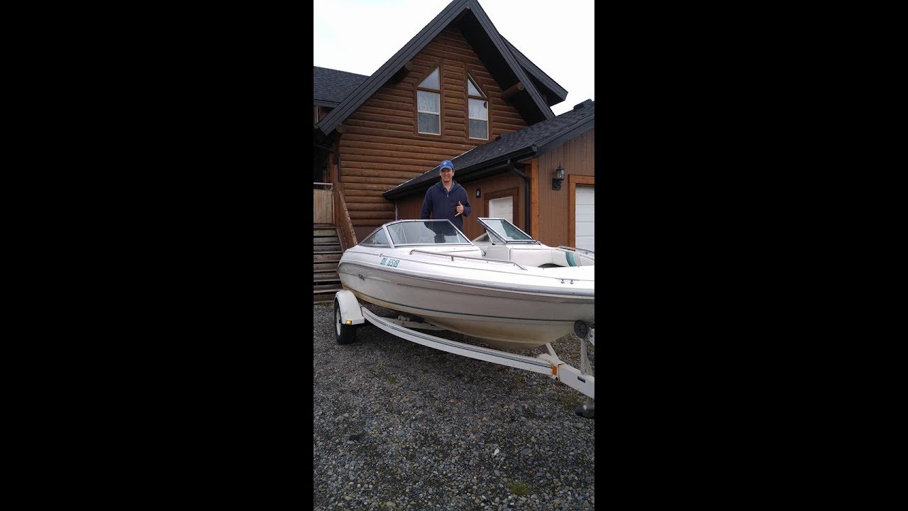 How to start a outboard boat on land - YouTube
