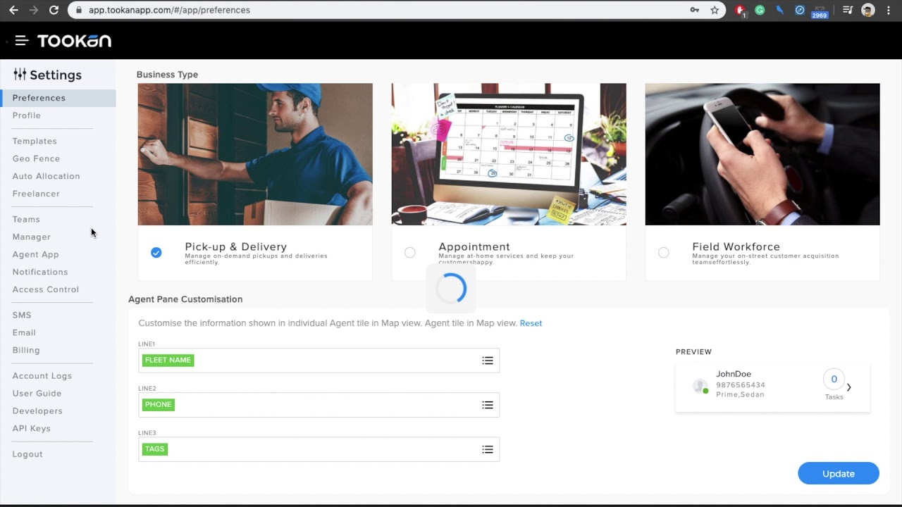 Tookan Dashboard + Agent Application Demo Video || Jungleworks - YouTube