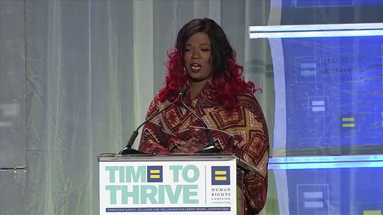 Monique Ross at the 2016 HRC Foundation's Time To THRIVE Conference ...
