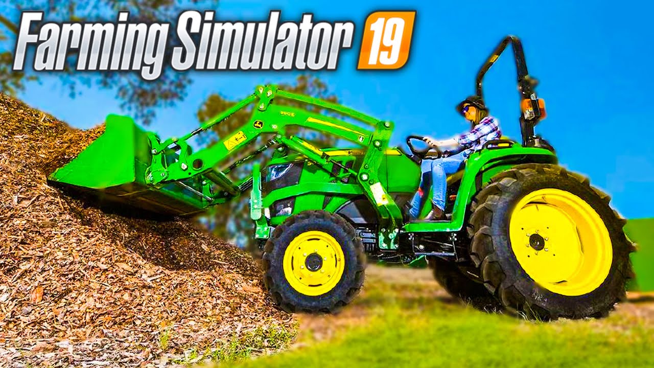 Feeding Cows with Mini Tractors - YouTube