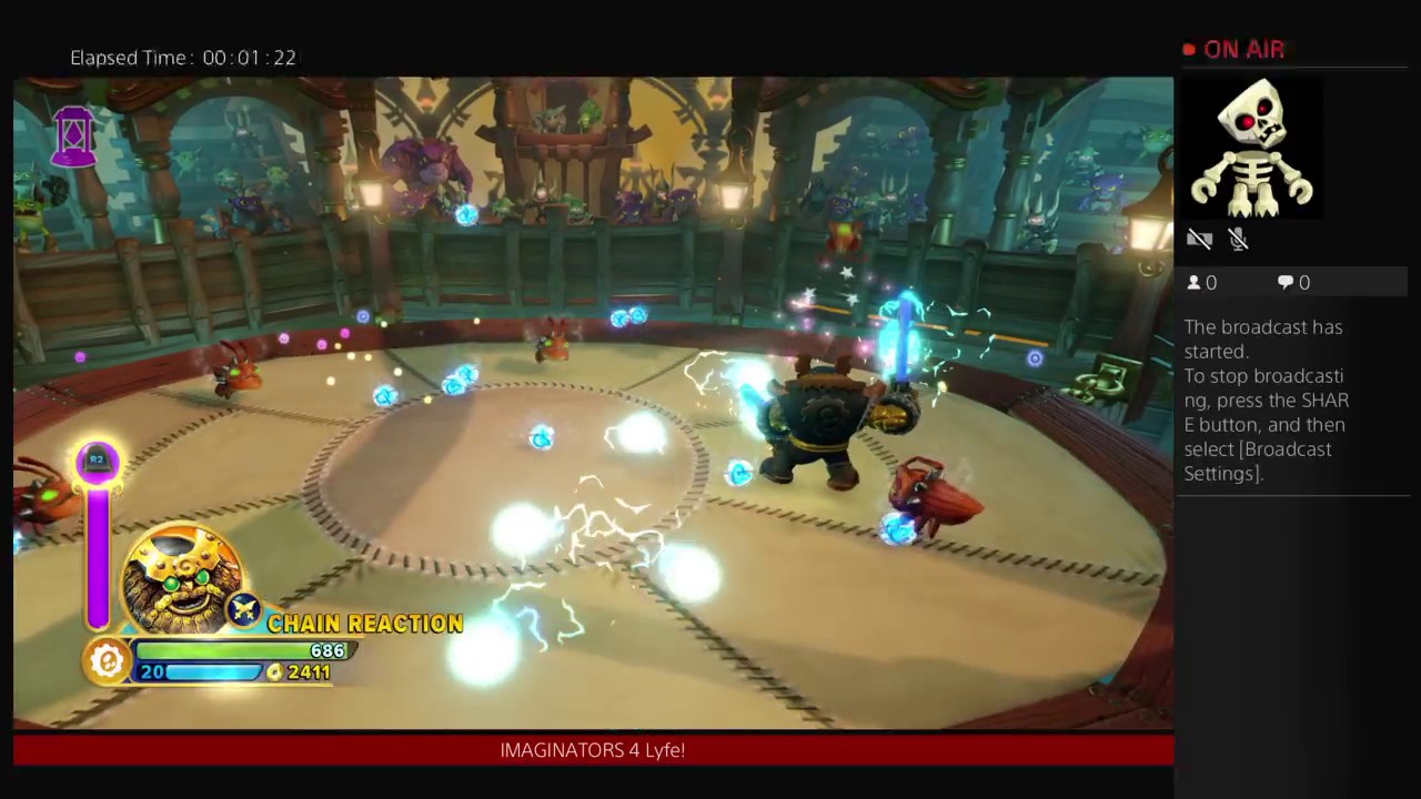 Skylanders Imaginators CHAIN REACTION GAMEPLAY!!!!!!!!!!!!!! (PS4 Pro ...