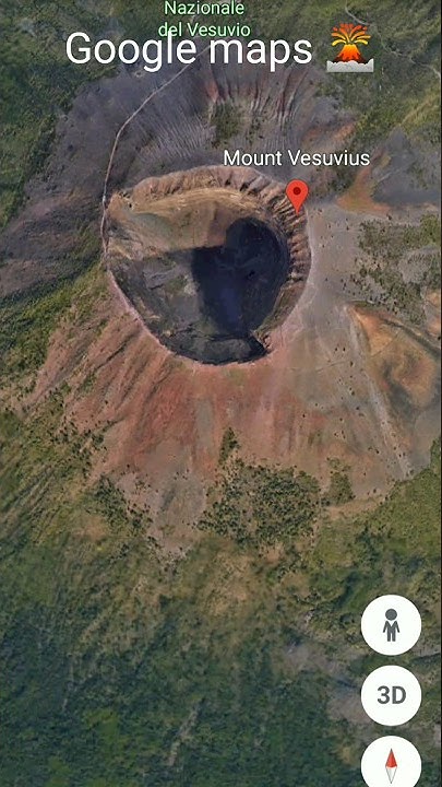 Earth Volcano Google map 4K HDR satellite view #googleearth - YouTube