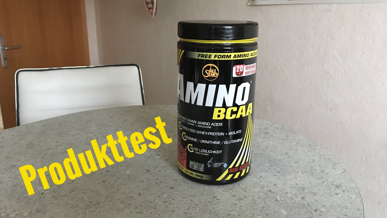 Produkttest: Amino BCAA von All Stars - YouTube