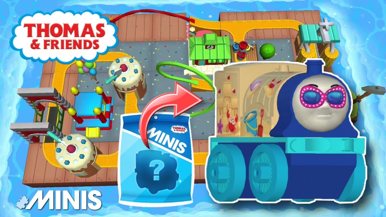 Thomas and Friends Minis - Open Surprise Pack The Beach Emily Train ...