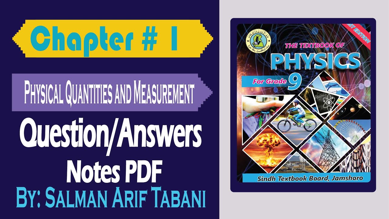 IX Physics Unit 1 Physical Quantities and Measurement class 9 nine ...