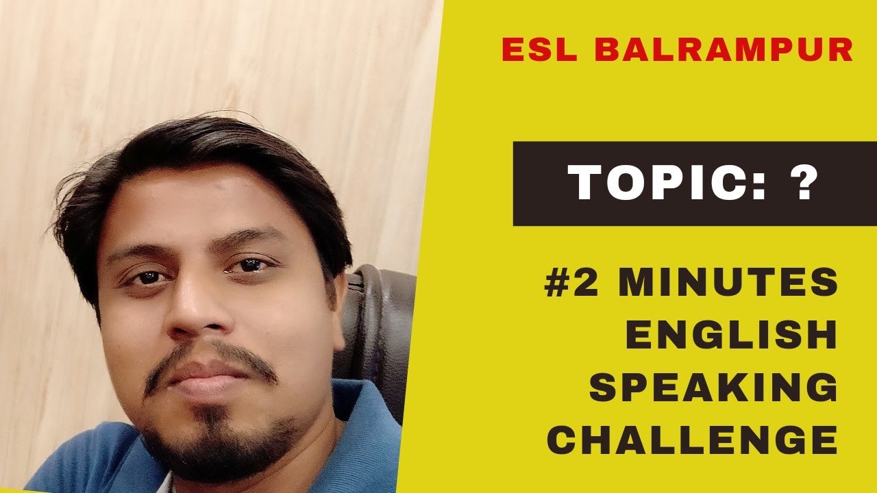 #englishSpeakingPractice | 2 Minutes speaking challenge | Speak On ...