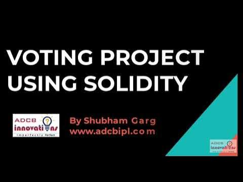 Voting Project using Solidity | Remix IDE | Smart Contract | Blockchain - YouTube