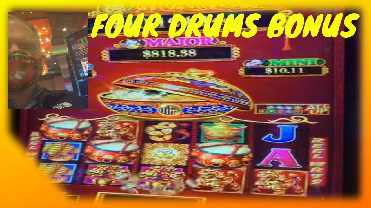 Dancing Drums Bonus Games and High Limit Triple Diamond Strike - YouTube