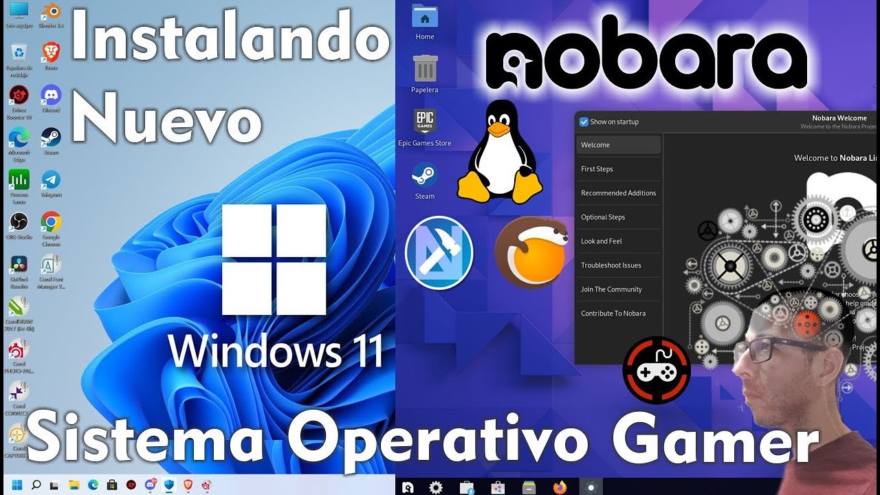 Paso a paso instalando Novara SO Gamer - YouTube