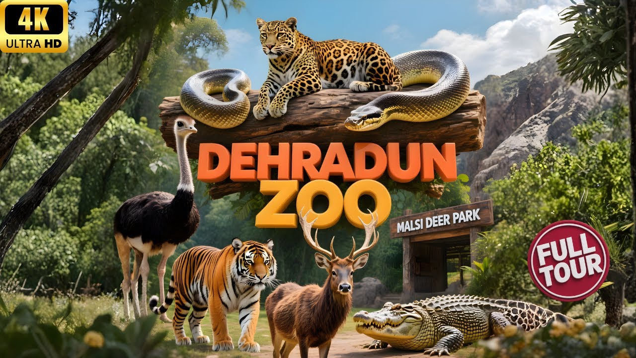 Exploring DEHRADUN ZOO With Family | Wildlife In Malsi Deer Park ...
