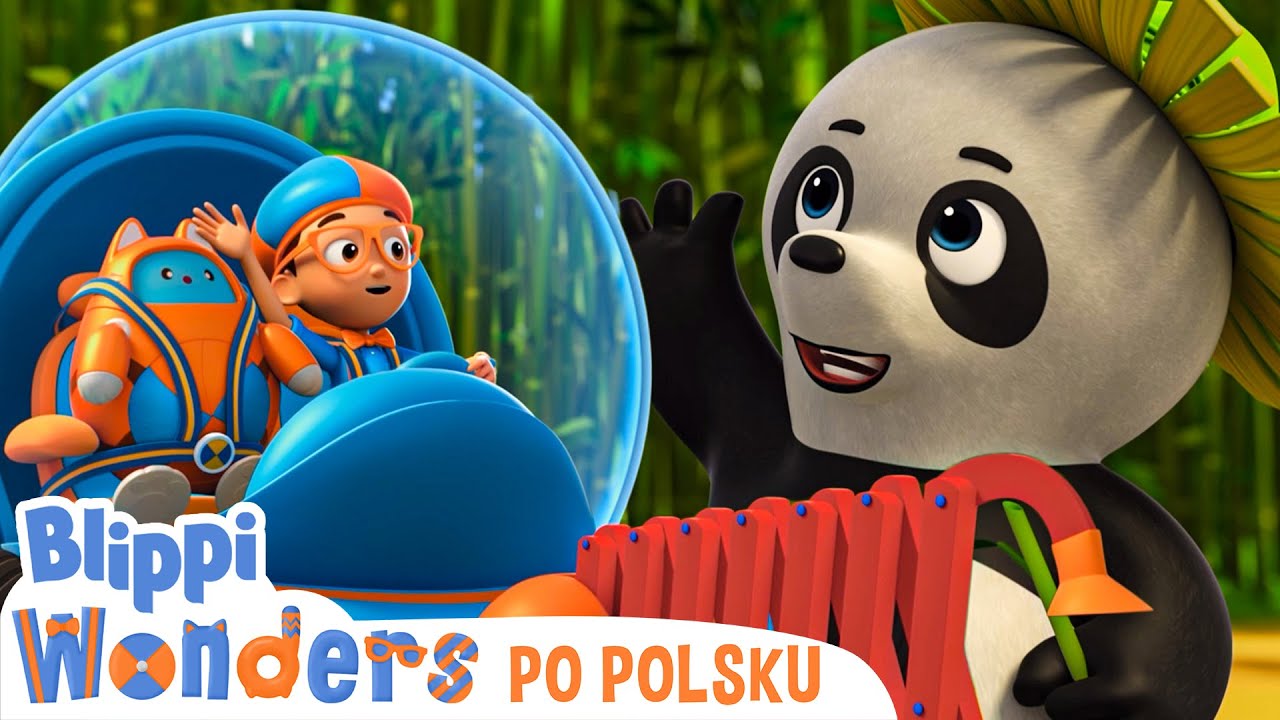 Panda | Blippi chce wiedzieć | Nauka i zabawa dla dzieci | Blippi po ...