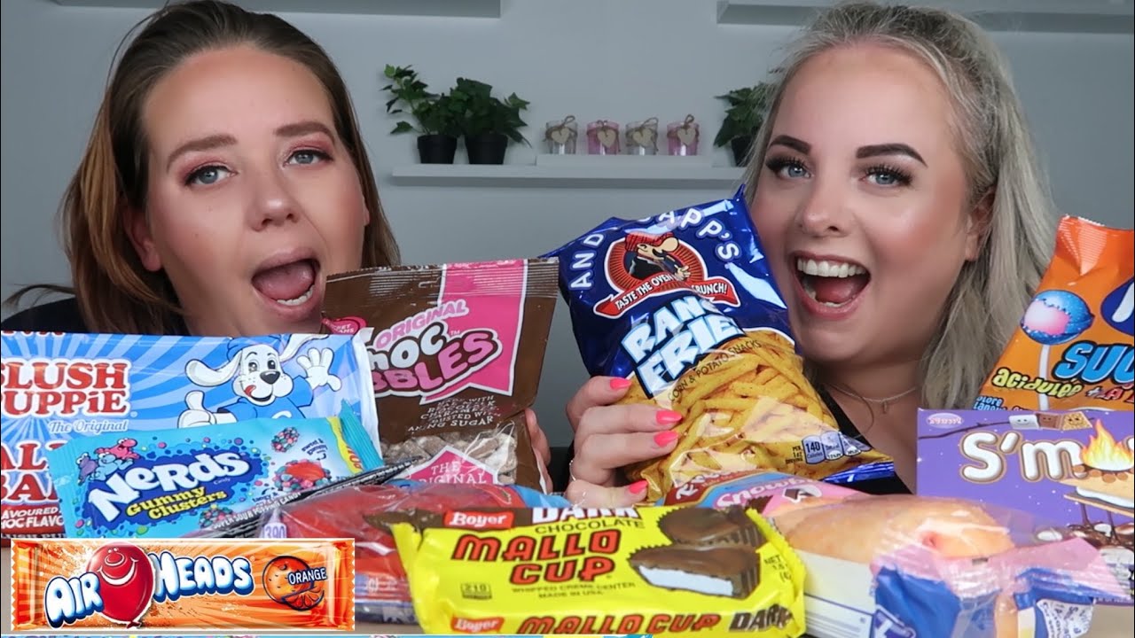 AMERIKAANS SNOEP PROEVEN - MUKBANG! 🇺🇸 Kristel beauty and more - YouTube